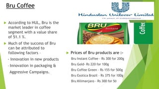 marketing project bru coffee MBA 1st year | PPTX