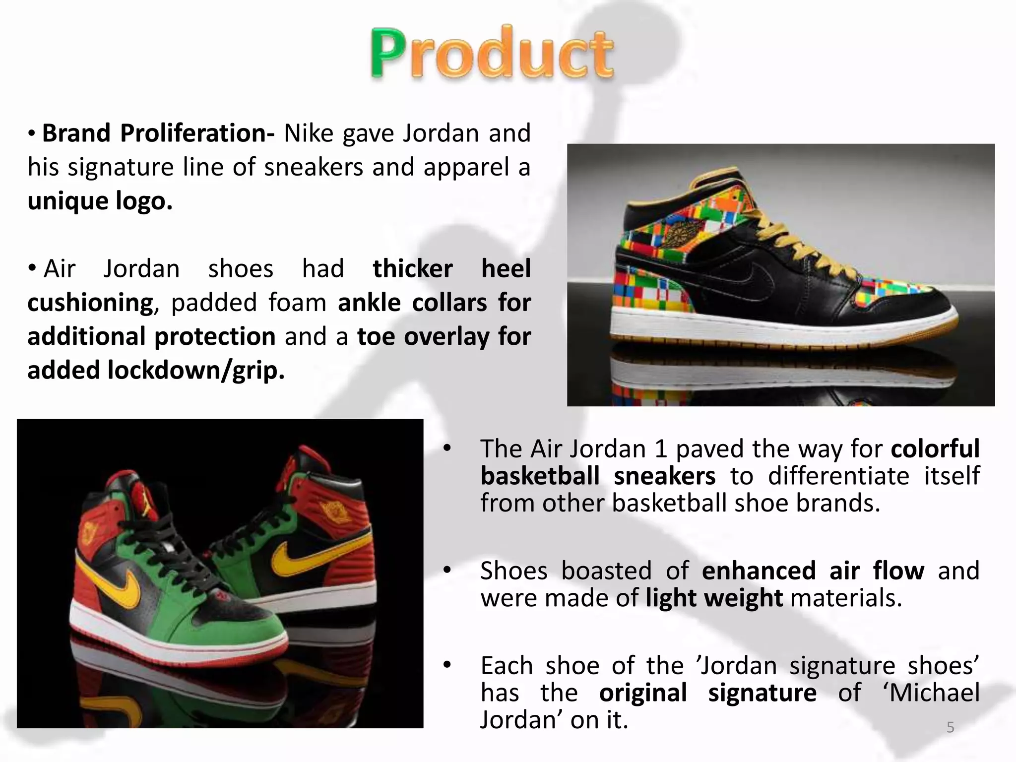 Marketing projet on nike air jordan | PPTX