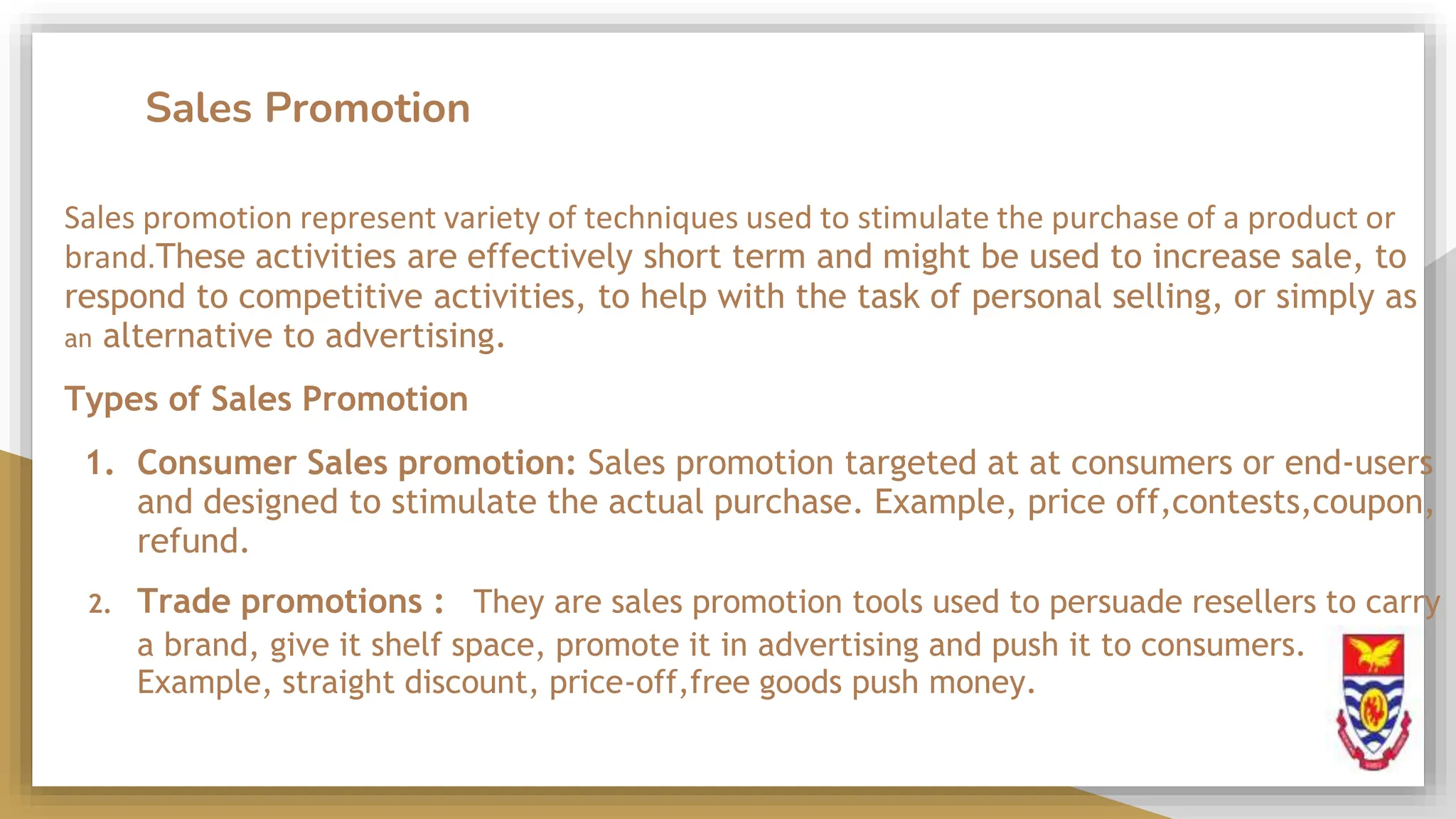 Marketing. scope of promotion. advertising, personal selling | PPTX