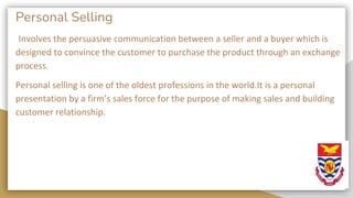 Marketing. scope of promotion. advertising, personal selling | PPTX | Sales | Business