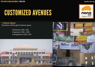 Waves 2012 : Marketing Brochure (Tata Nano) | PPT