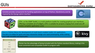 Python Online From EasyLearning Guru | PPTX | Programming Languages | Computing