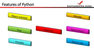 Python Online From EasyLearning Guru | PPTX | Programming Languages | Computing