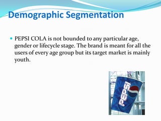 Marketing report on PEPSI | PPT
