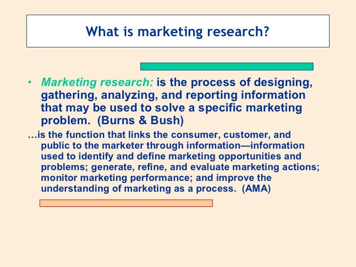 Marketing research