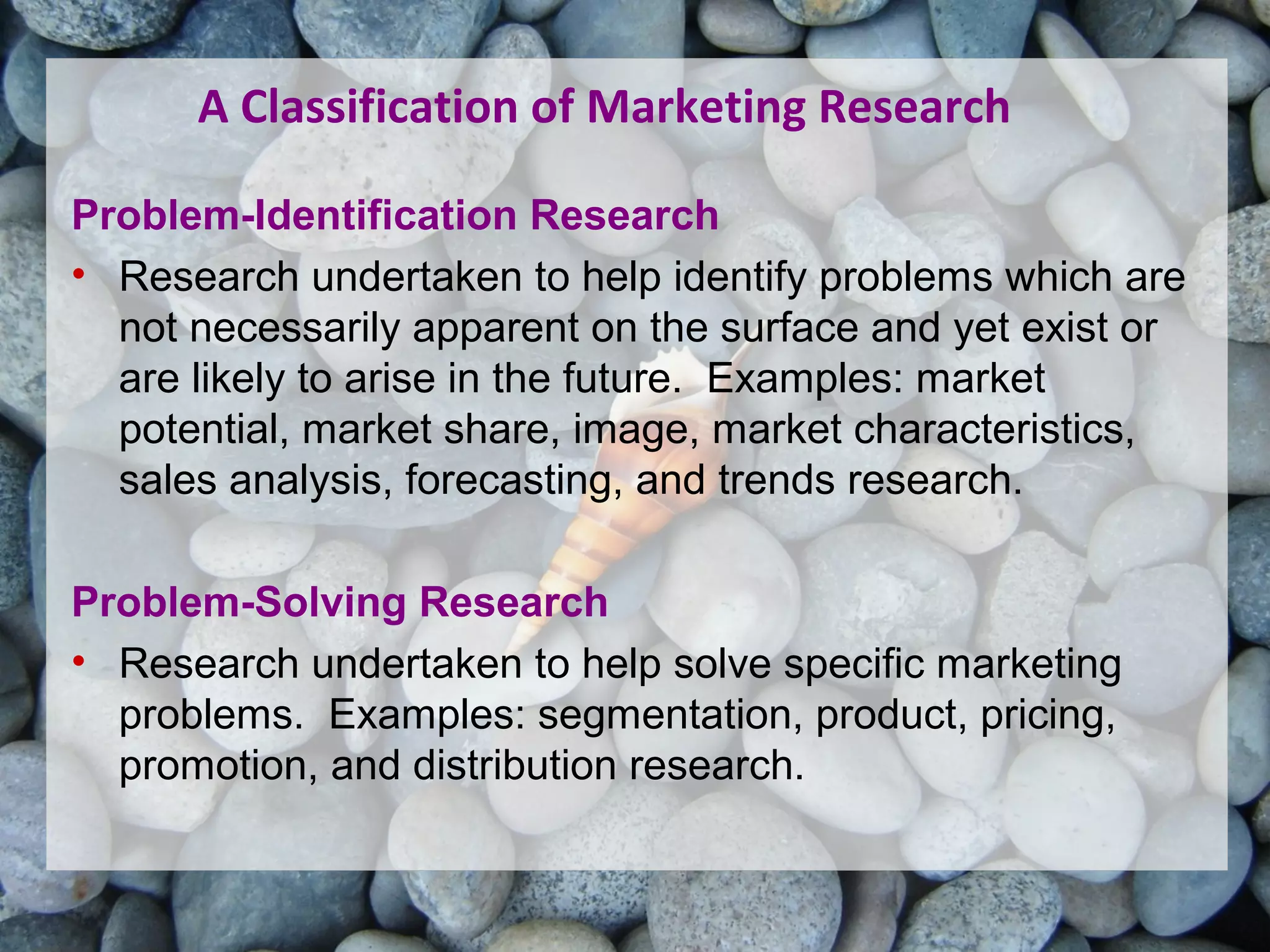 Marketing research | PPT