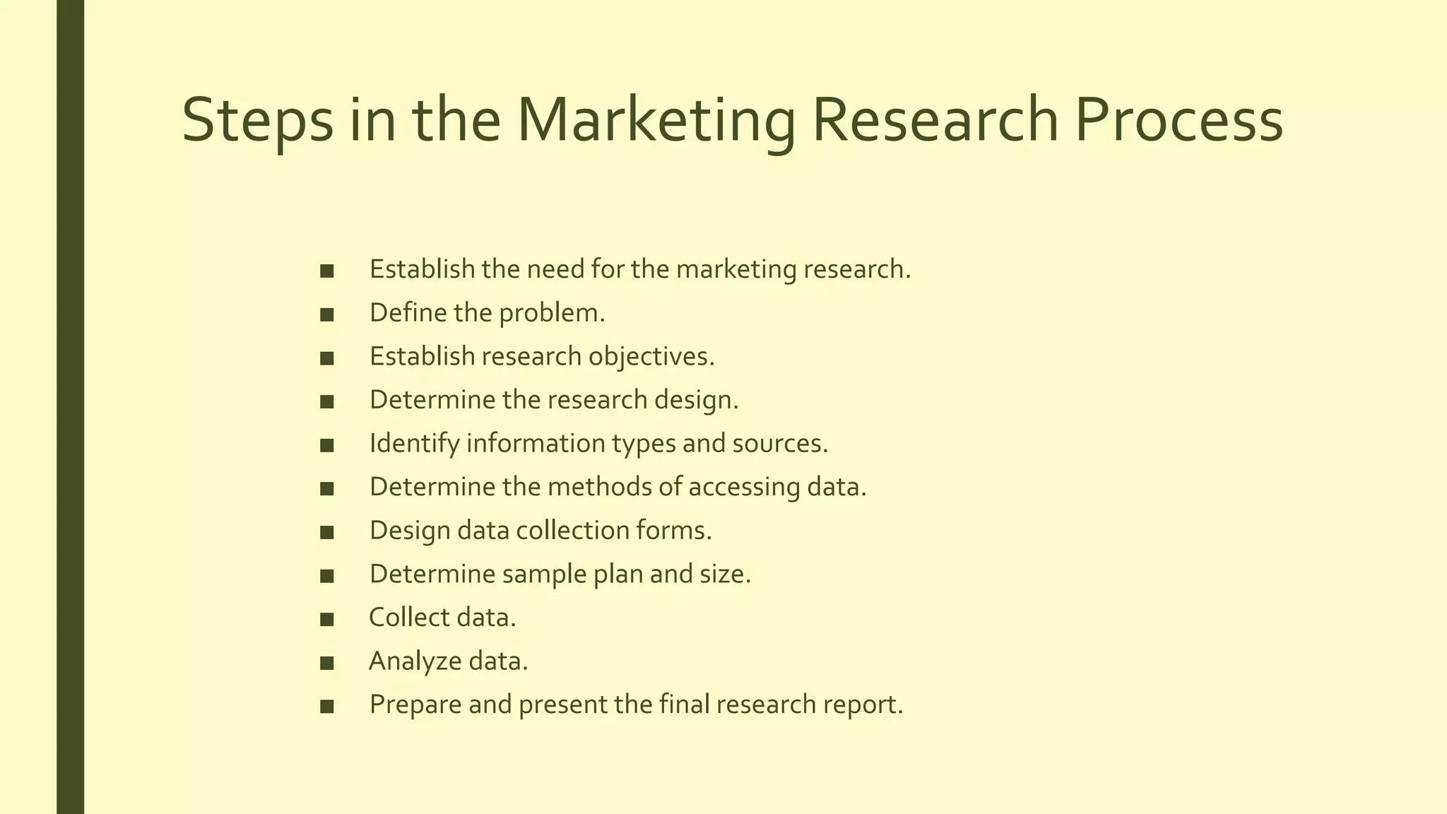 Marketing research | PPT