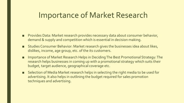 Marketing research | PPT