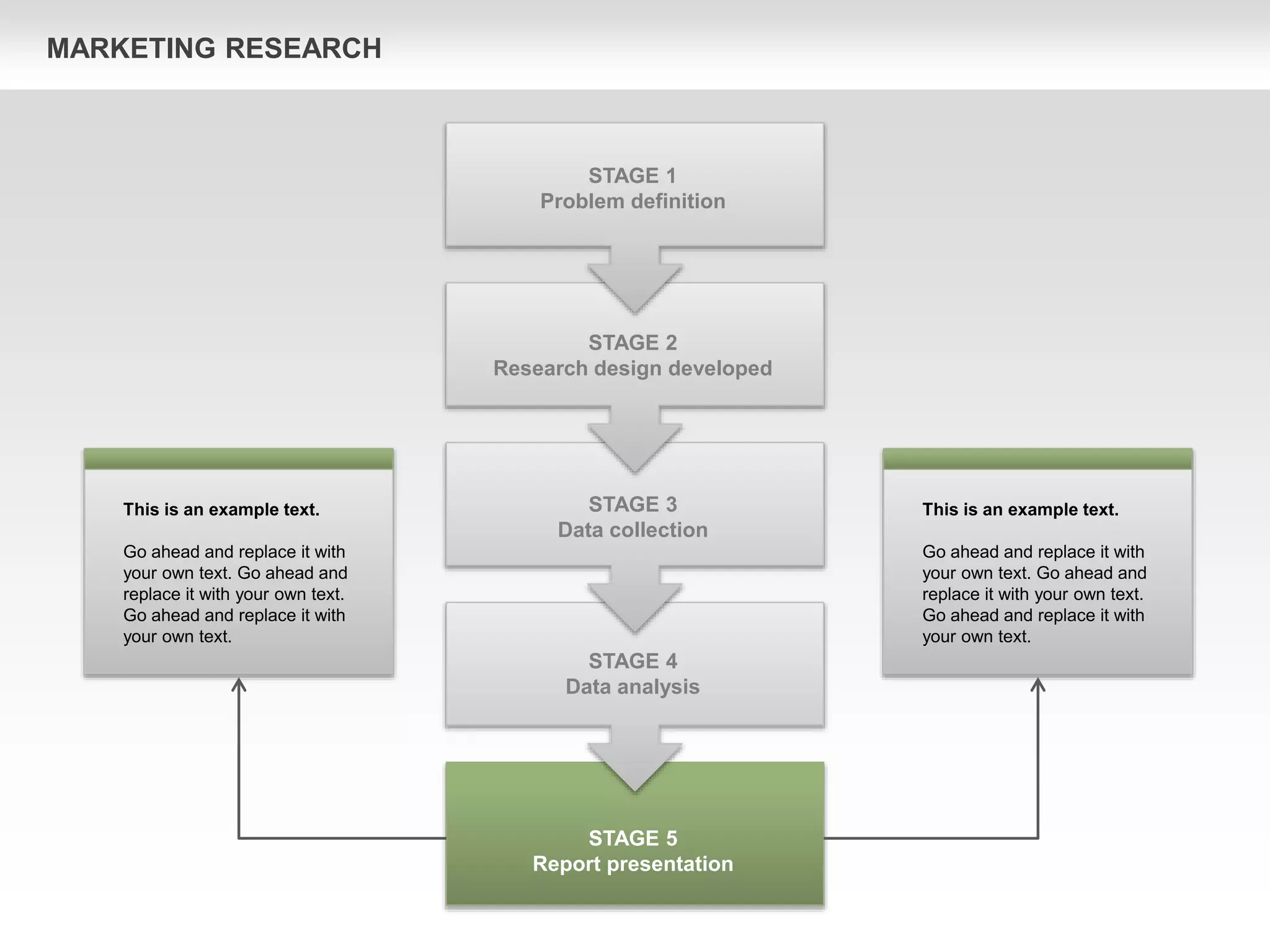 Marketing Research Process Diagrams (for PowerPoint and Google Slides ...