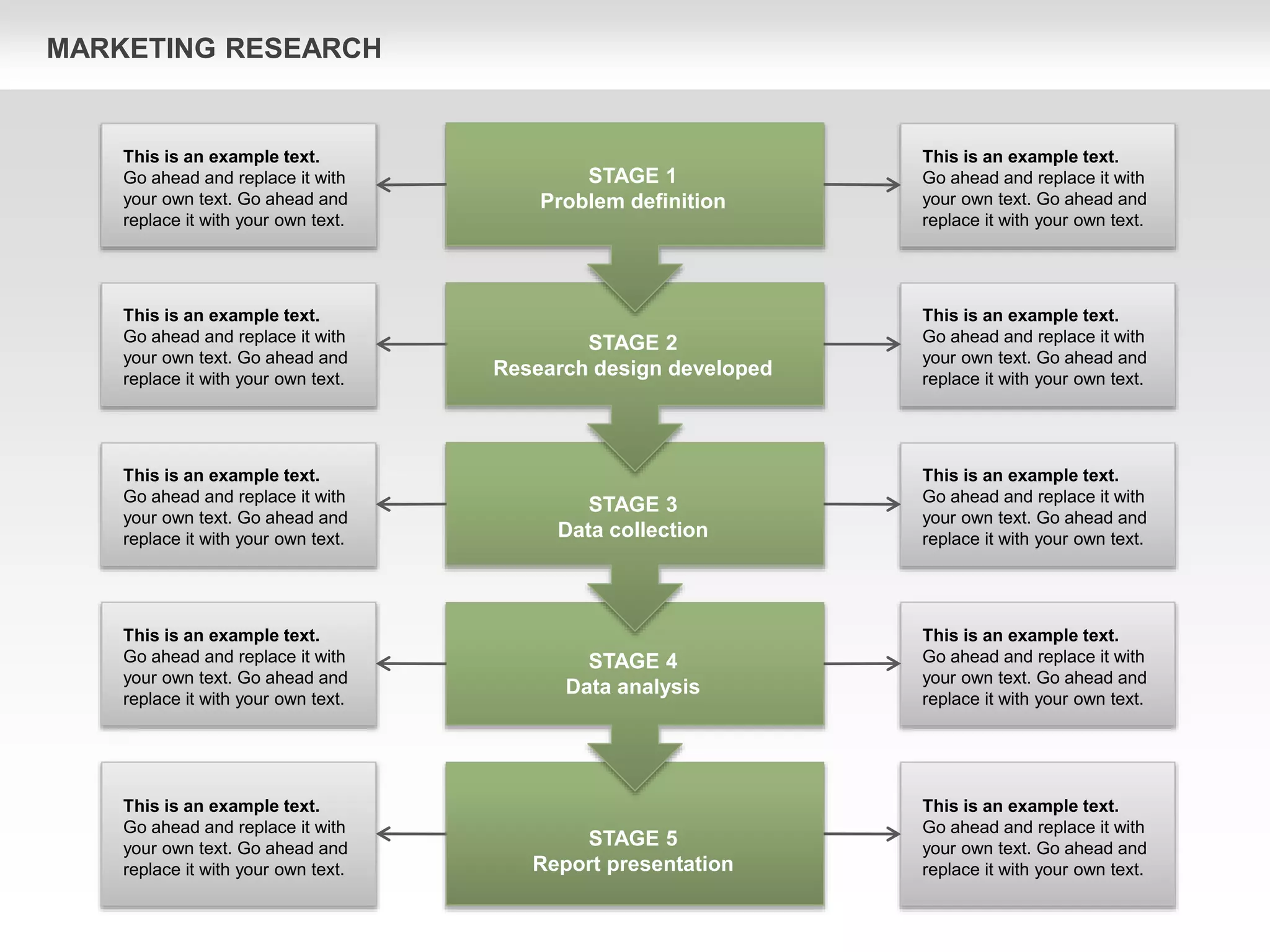 Marketing Research Process Diagrams (for PowerPoint and Google Slides ...