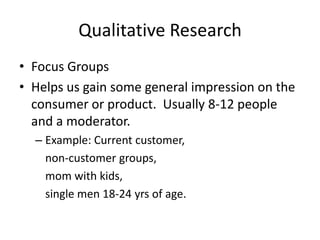 Marketing research - An overview | PPTX