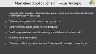 Marketing research lecture-7-qualitative research-1 | PPTX