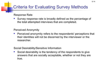 Marketing research ch 6_malhotra | PPT