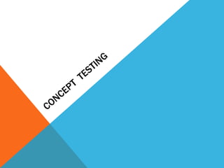 Marketing research_Concept testing | PPTX