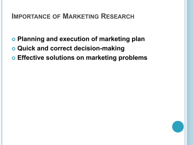 Marketing research intro | PPT