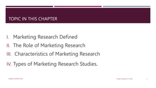 Introduction to Marketing Research_ Week2 | PPT