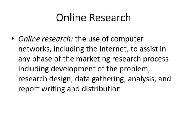 Marketing research ppt | PPTX