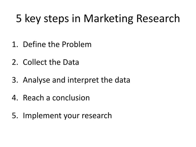 Marketing research ppt | PPTX