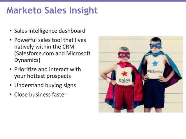Optimizing Marketing & Sales Alignment with Marketo Sales Insight | PPTX