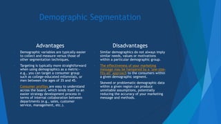 Marketing segmentation | PPTX | Marketing and Advertising | Business
