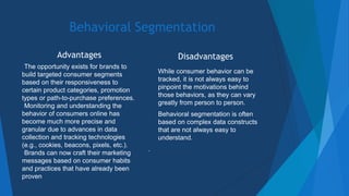 Marketing segmentation | PPTX | Marketing and Advertising | Business
