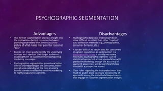 Marketing segmentation | PPT