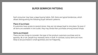 MARKETING SEGMENTATION AND BUYER BEHAVIOR MODEL.pptx