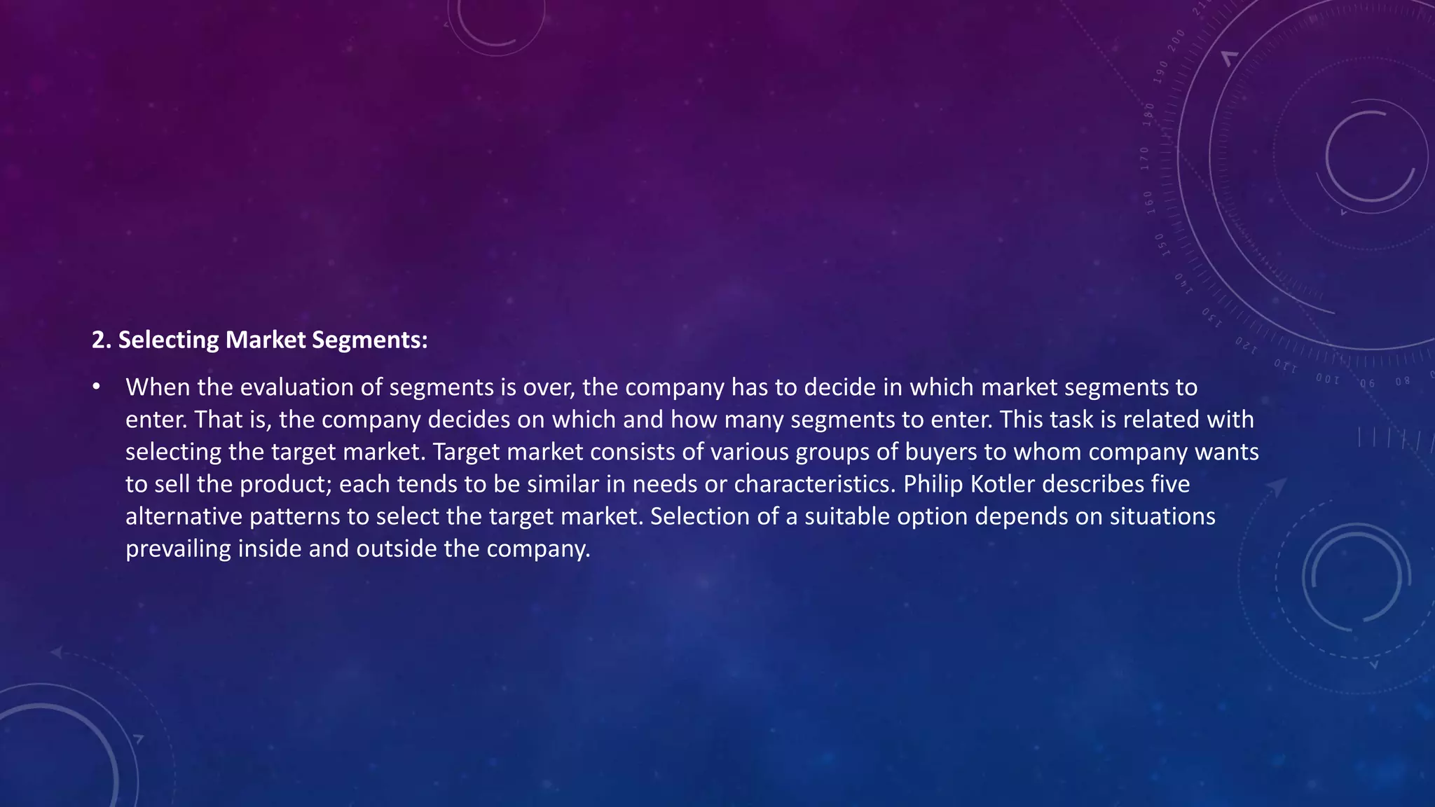 Marketing segmentation, targeting & positioning | PPT