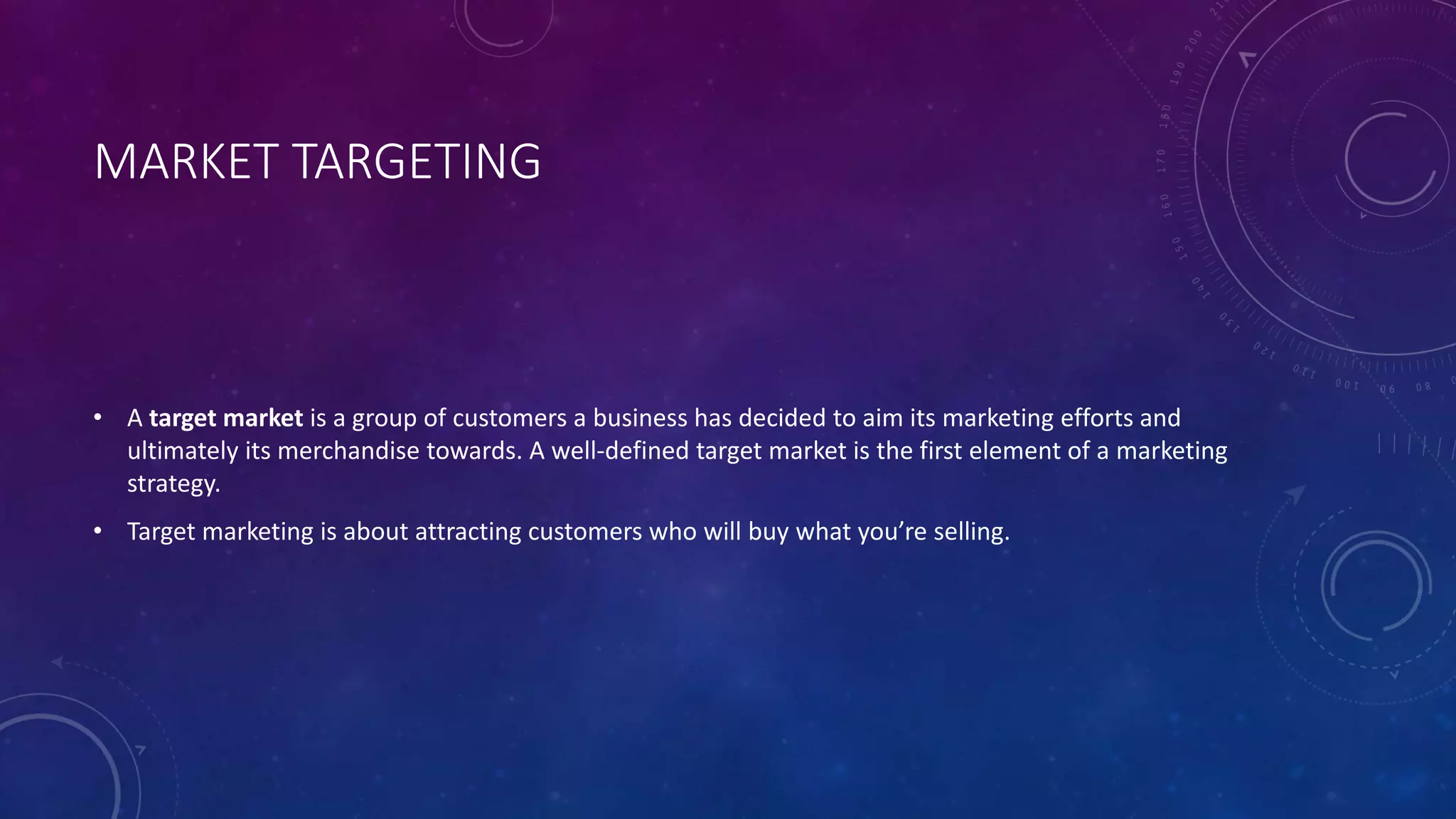 Marketing segmentation, targeting & positioning | PPT