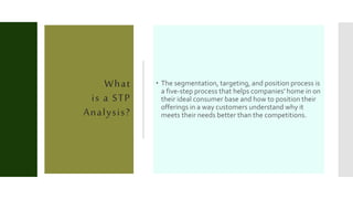 Marketing Segmentation, Targeting, & Positioning | PPTX