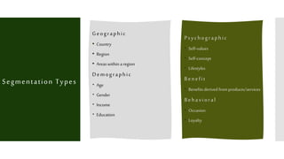 Marketing Segmentation, Targeting, & Positioning | PPTX