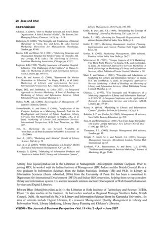 Marketing Service Of Library | PDF