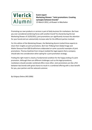 Marketing shower | PDF