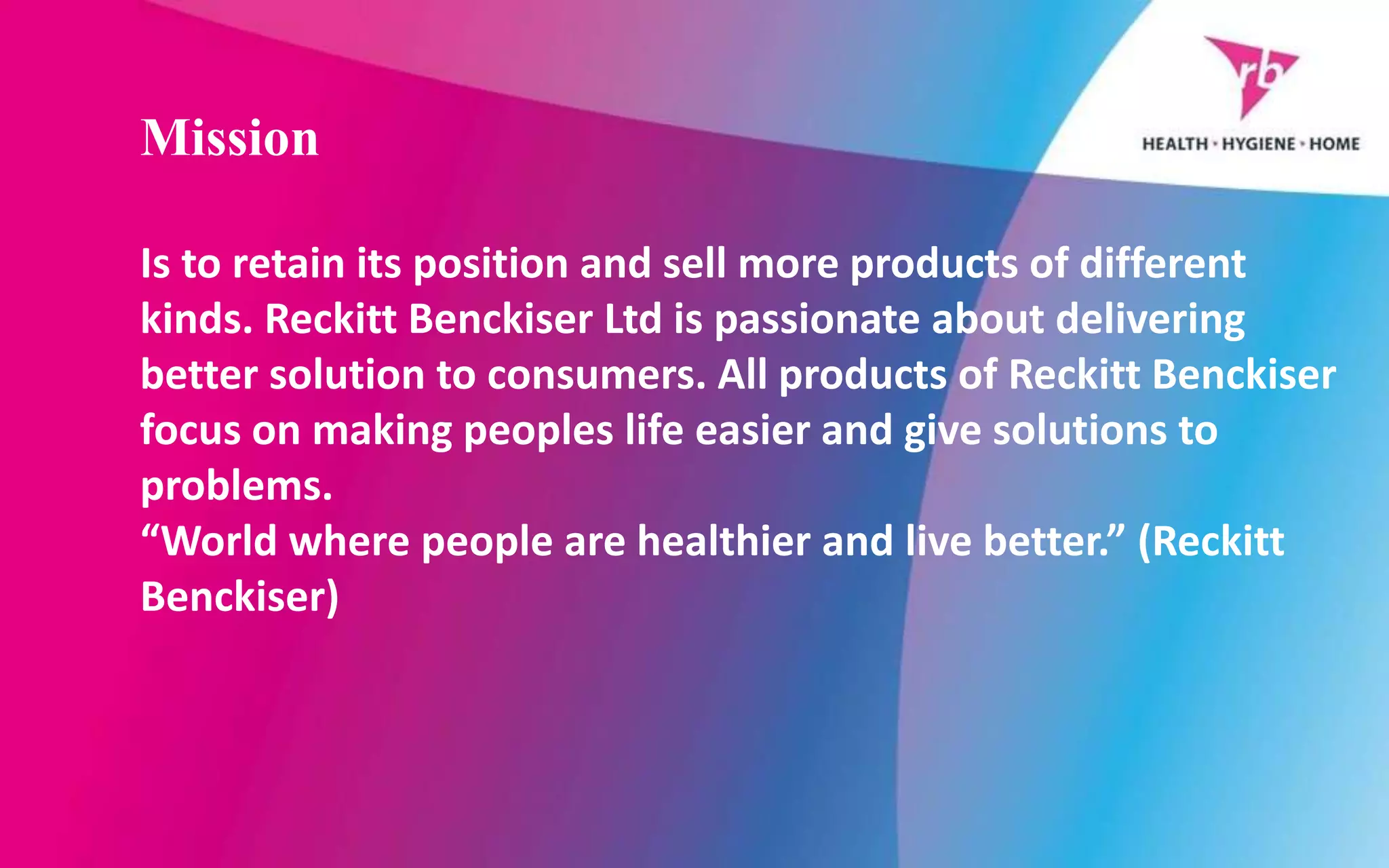 Reckitt Benckiser Bangladesh Limited | PPTX