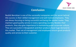 Reckitt Benckiser Bangladesh Limited | PPTX