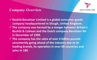 Reckitt Benckiser Bangladesh Limited | PPTX