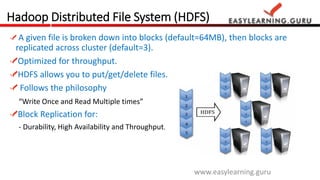 Big Data Hadoop Training by Easylearning Guru | PPT
