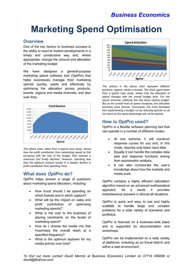 Marketing mix modelling | PDF | Business | Business and Finance
