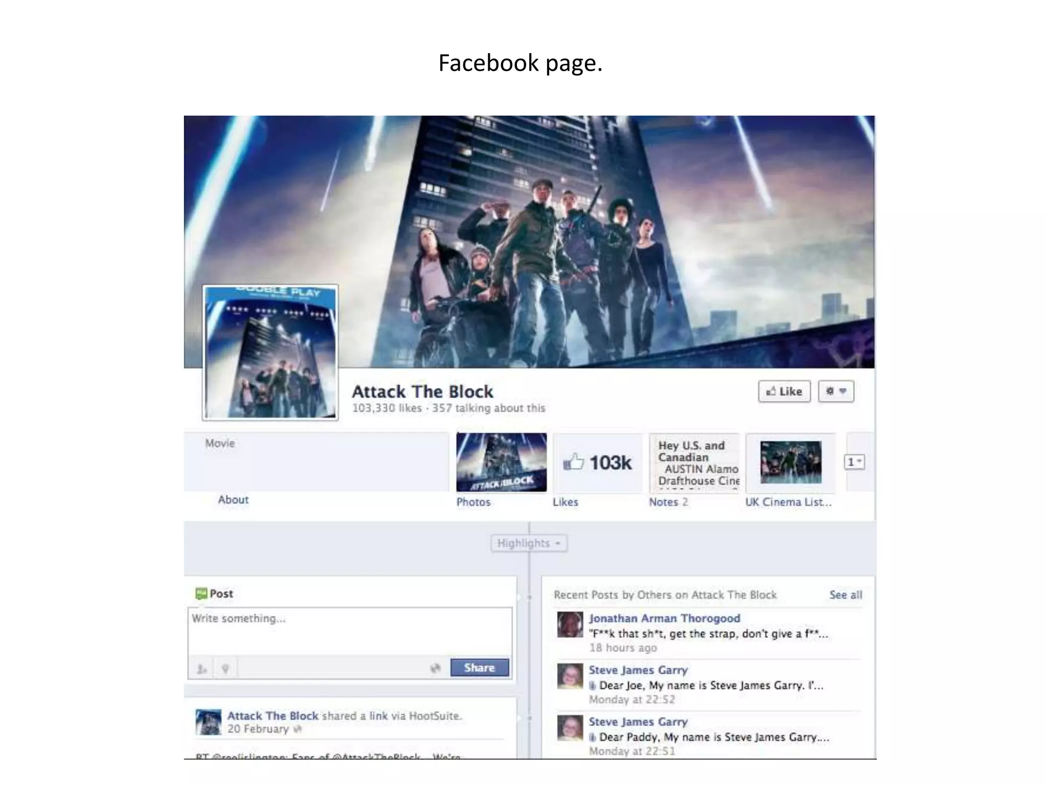 Marketing stage attack the block | PPT