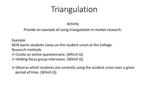 Marketing strategies and research planning | PPT