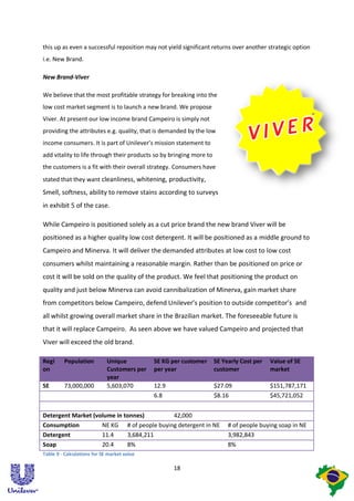 Marketing Strategies for Low Income Consumers Unilever Brazil | PDF