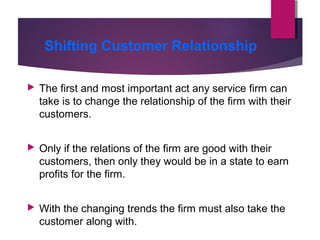 Marketing strategies for service firms | PPT