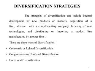 Marketing strategies of a product diversified company | PPTX
