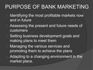Marketing strategies of bank PPT | PPTX