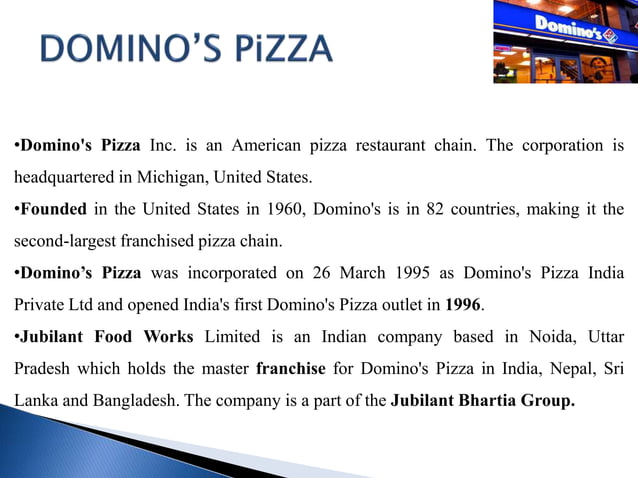 Marketing strategies of domino s | PPTX