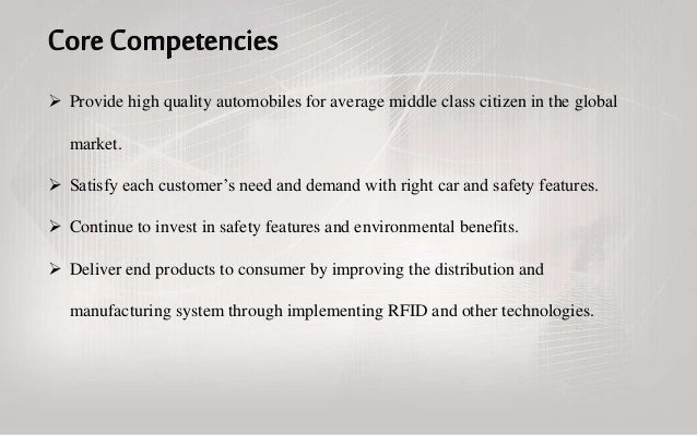 Marketing strategies of ford