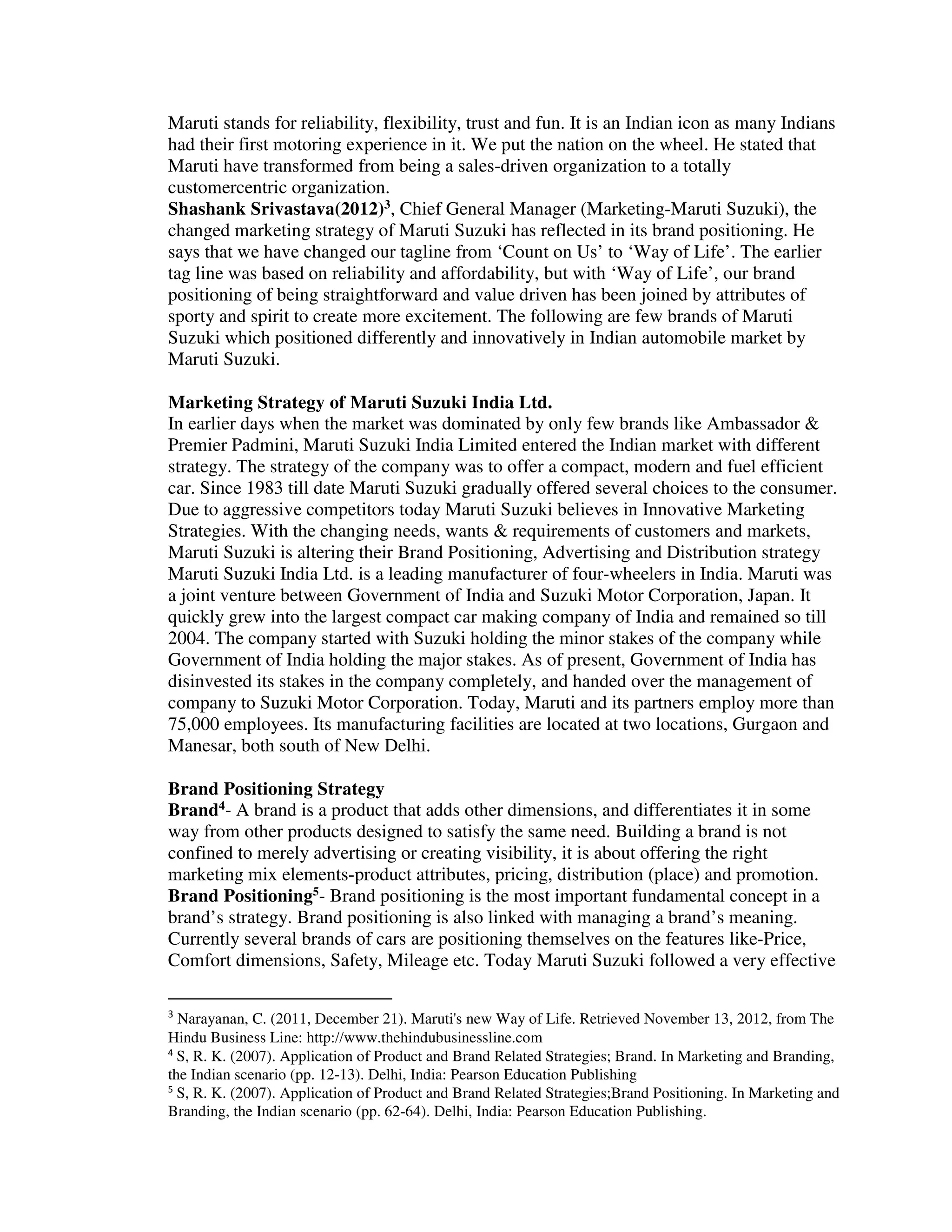 Marketing strategies of maruti suzuki limited | PDF