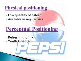 Marketing strategies of pepsi | PPTX