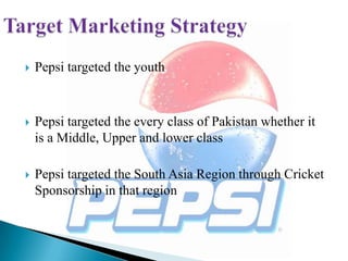 Marketing strategies of pepsi | PPTX