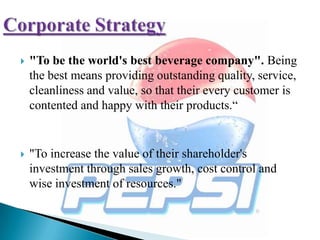 Marketing strategies of pepsi | PPTX